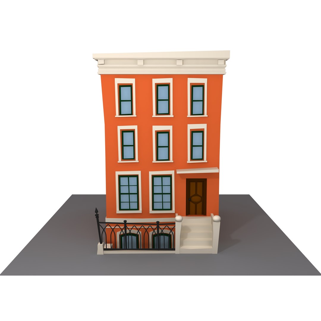 3D Building Cartoon - TurboSquid 1551140