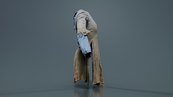 modelo 3d Disfraz de harapos de vagabundo remasterizado - TurboSquid ...