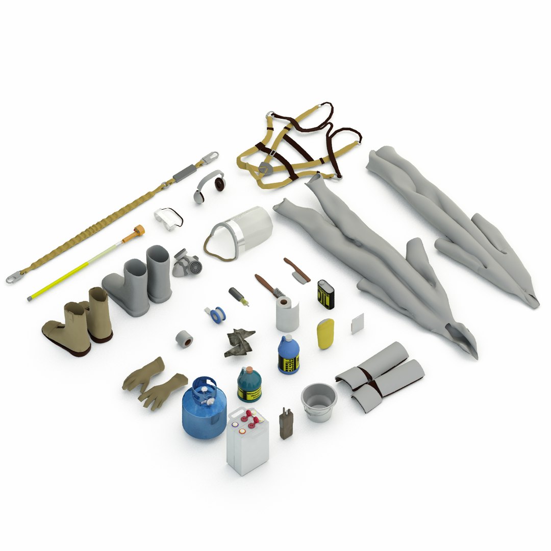 Tools Safety 3d Model