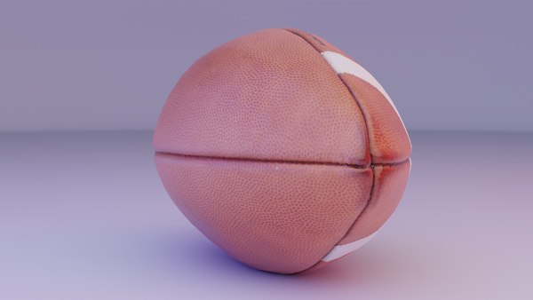 3D Rugby ball low poly 3D model - TurboSquid 1786246