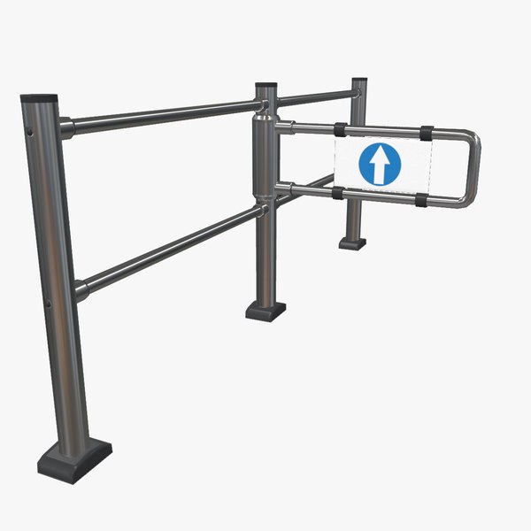 shop swing gate 3d obj