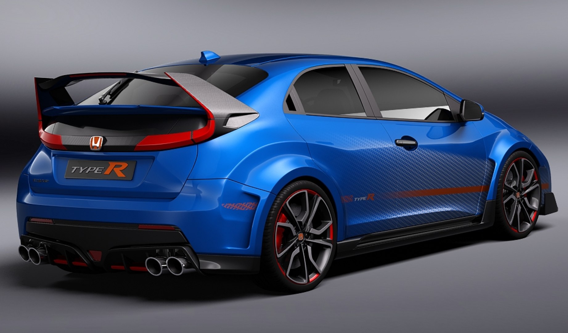Honda Civic Type R 3d Model