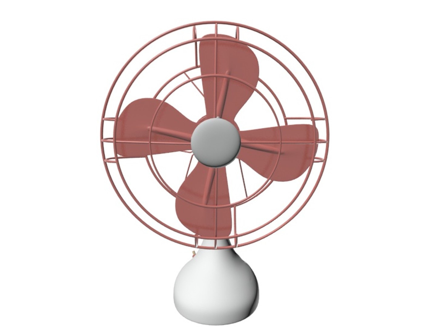 Table fan 3D model - TurboSquid 1550426