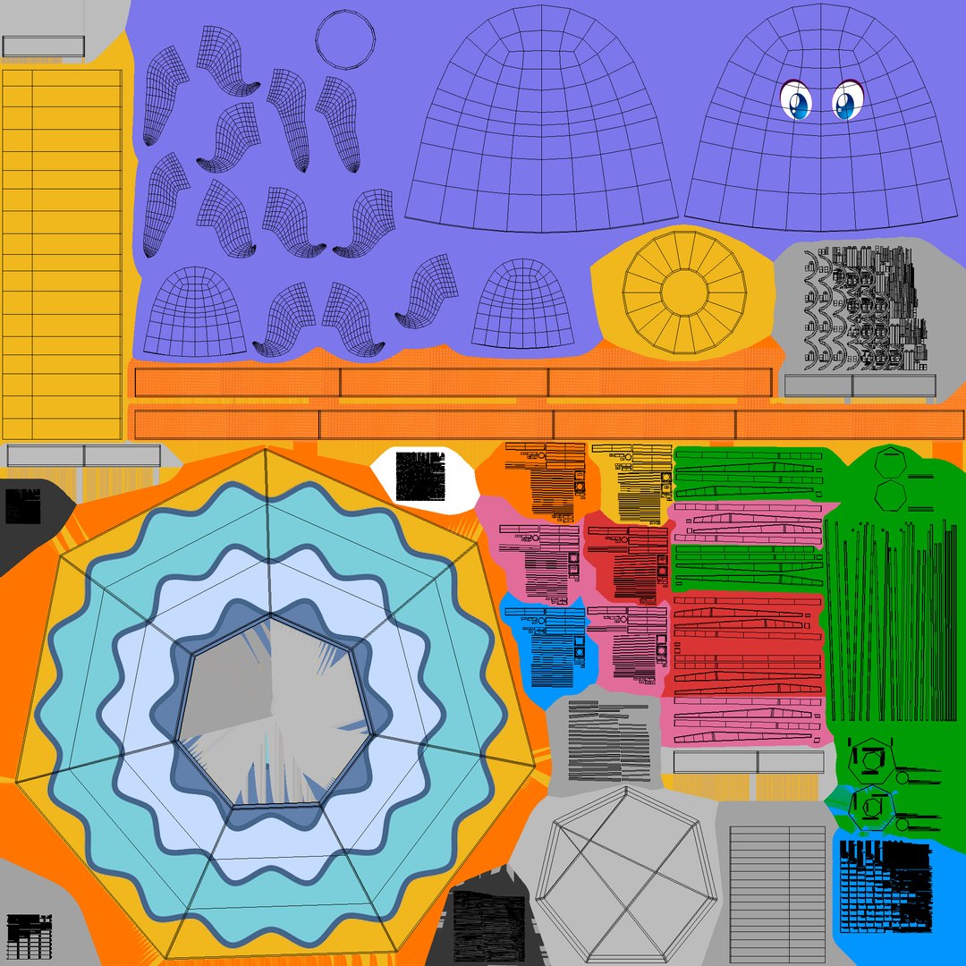 3D Octopus Amusement Park Ride Model - TurboSquid 1978751