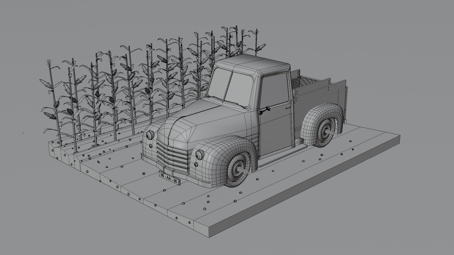 3D Model Rigged Farming Truck - TurboSquid 2258853