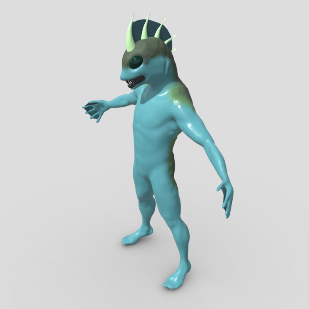 Sea Lake Creature 3D Model - TurboSquid 1609099