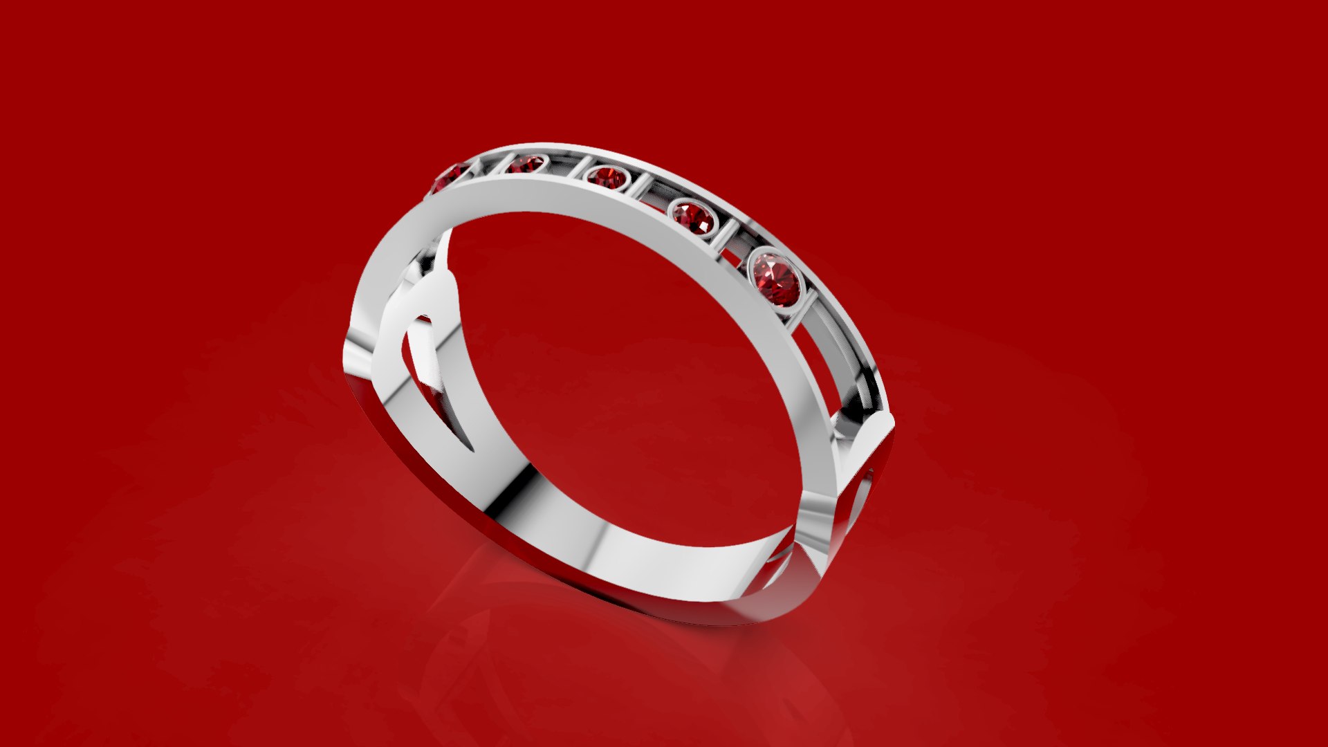 3D Semi Moving Bezel Ring Final Model - TurboSquid 2328097