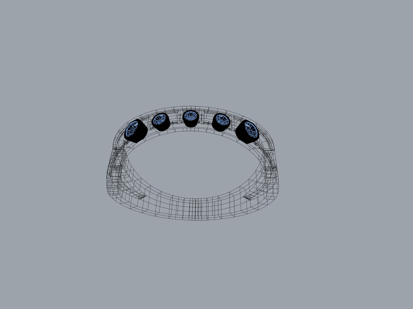 3D Semi Moving Bezel Ring Final Model - TurboSquid 2328097