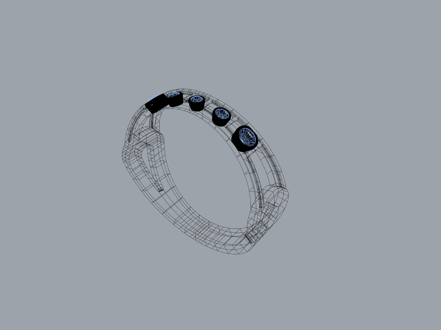 3D Semi Moving Bezel Ring Final Model - TurboSquid 2328097