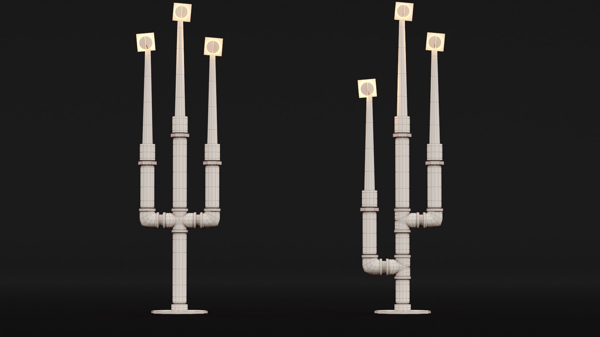 3D Candlestick Candle Stick Model - TurboSquid 1689736