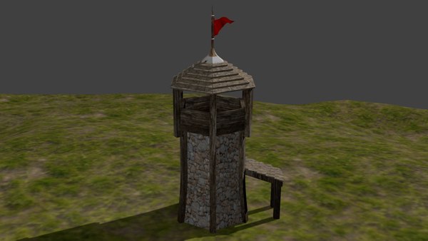 3D model watchtower - TurboSquid 1163427