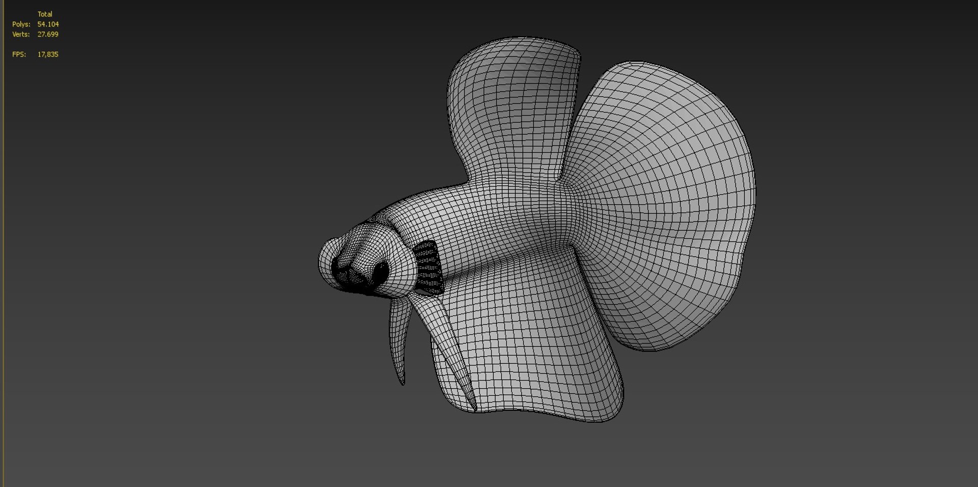 3D Clown Betta Fish Model - TurboSquid 1473454