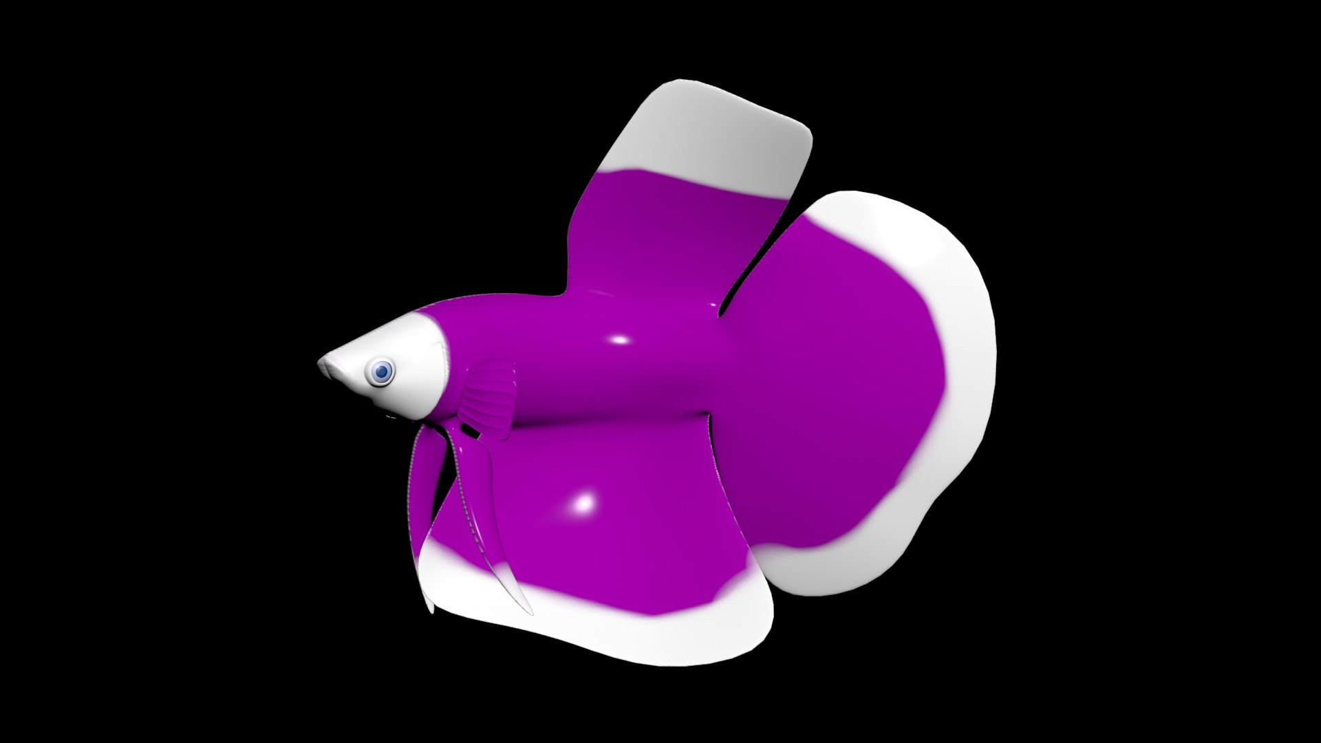 3D Clown Betta Fish Model - TurboSquid 1473454
