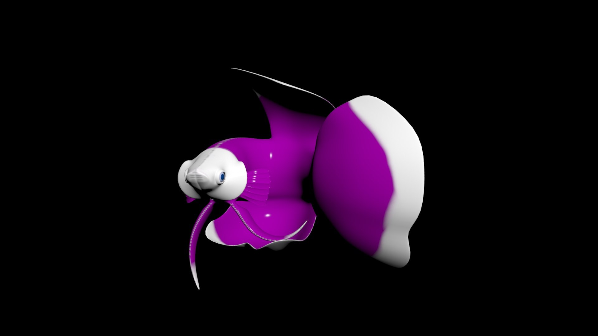 3D Clown Betta Fish Model - TurboSquid 1473454