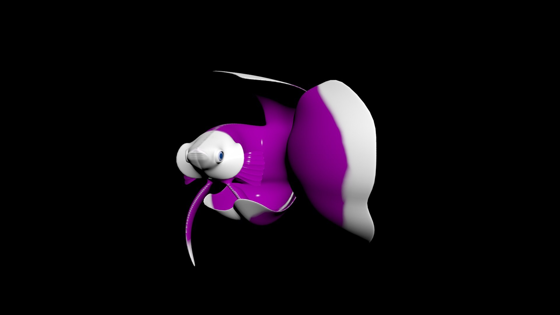 3D Clown Betta Fish Model - TurboSquid 1473454