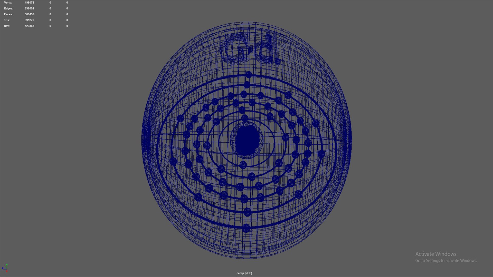 3D Model Gadolinium Chemical Element - TurboSquid 2136756
