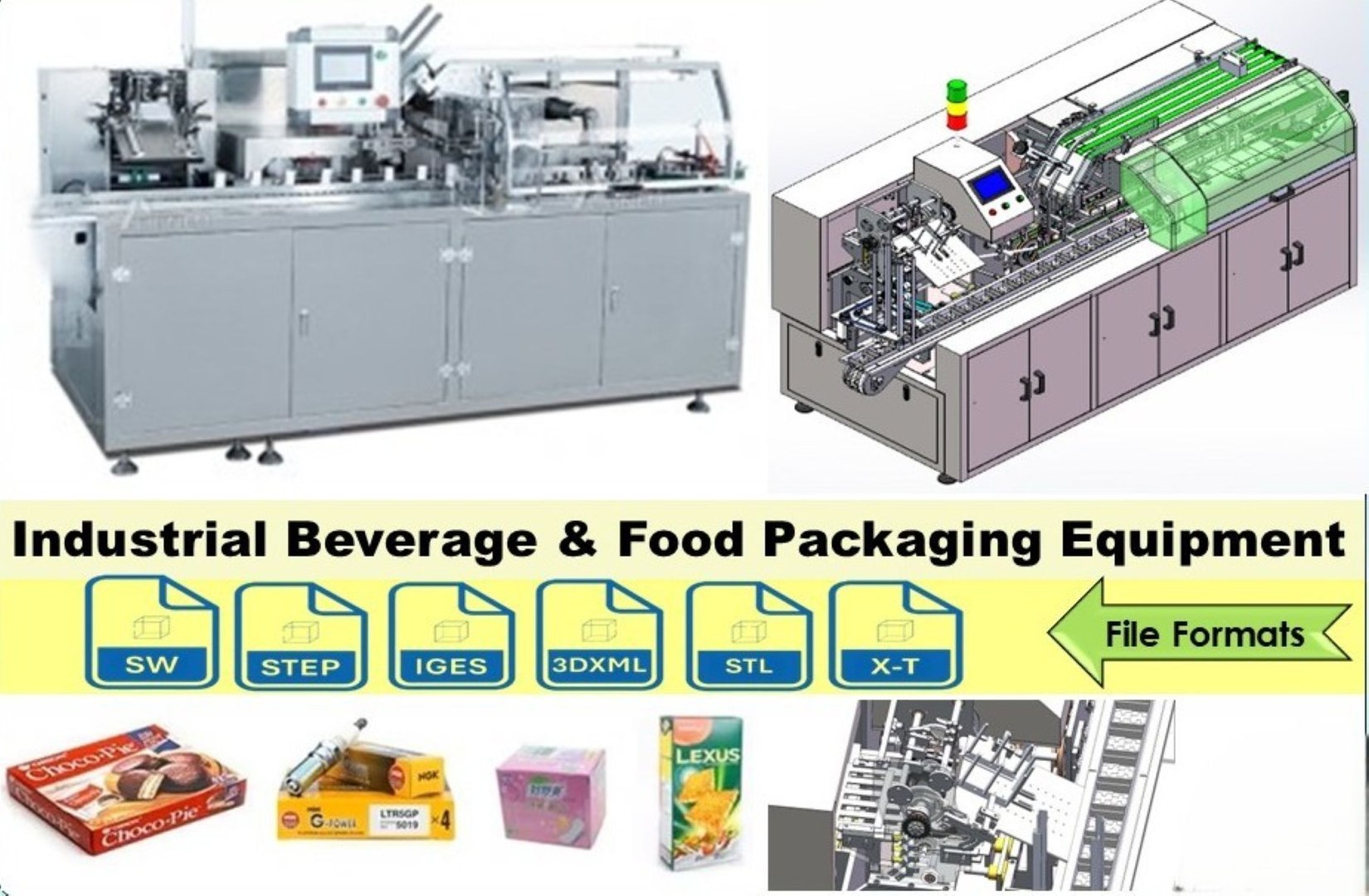 modelo 3d Máquina enlatadora automática de alta velocidad - Equipos de ...