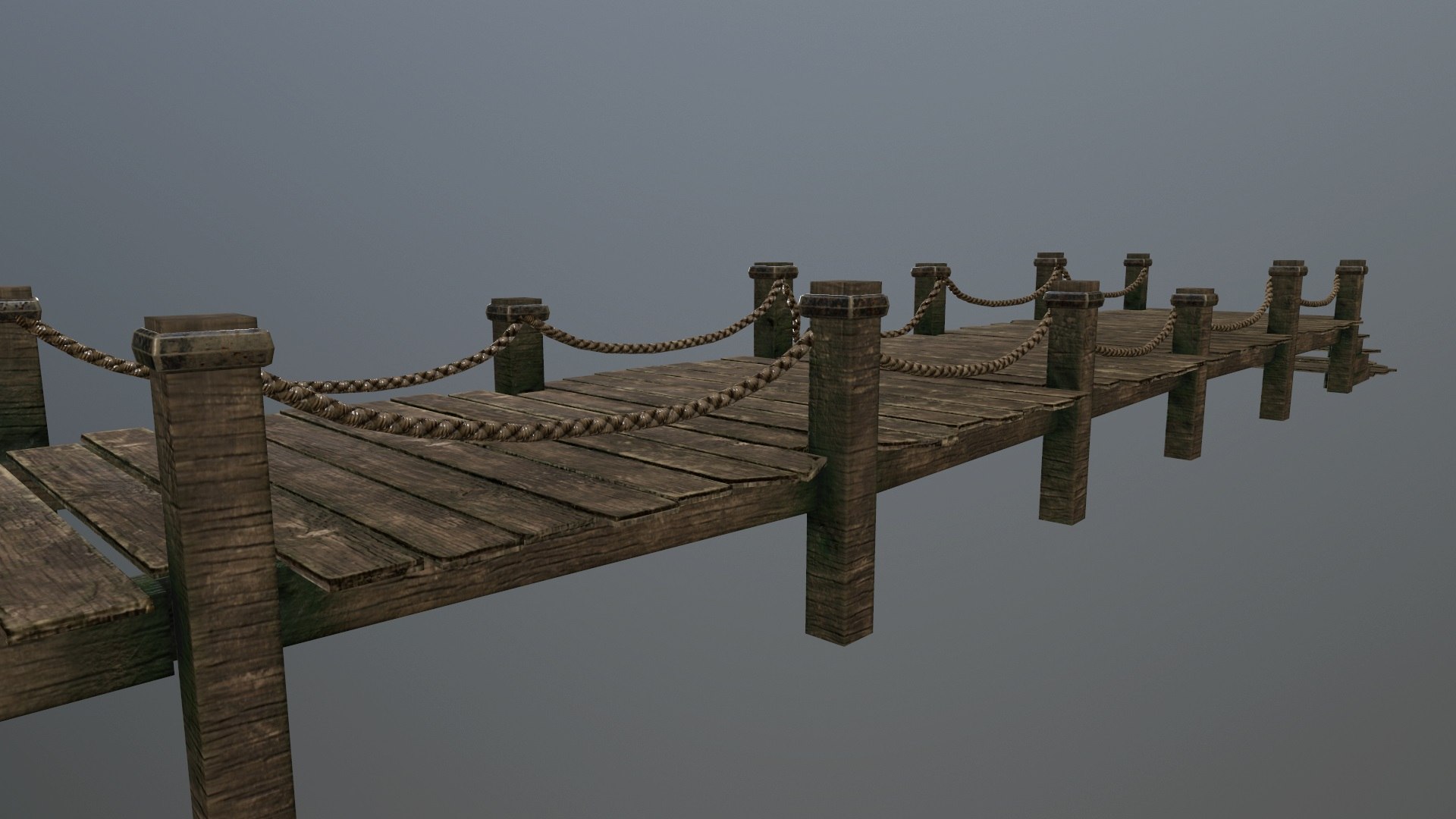 Wooden Pier Model - TurboSquid 1277528