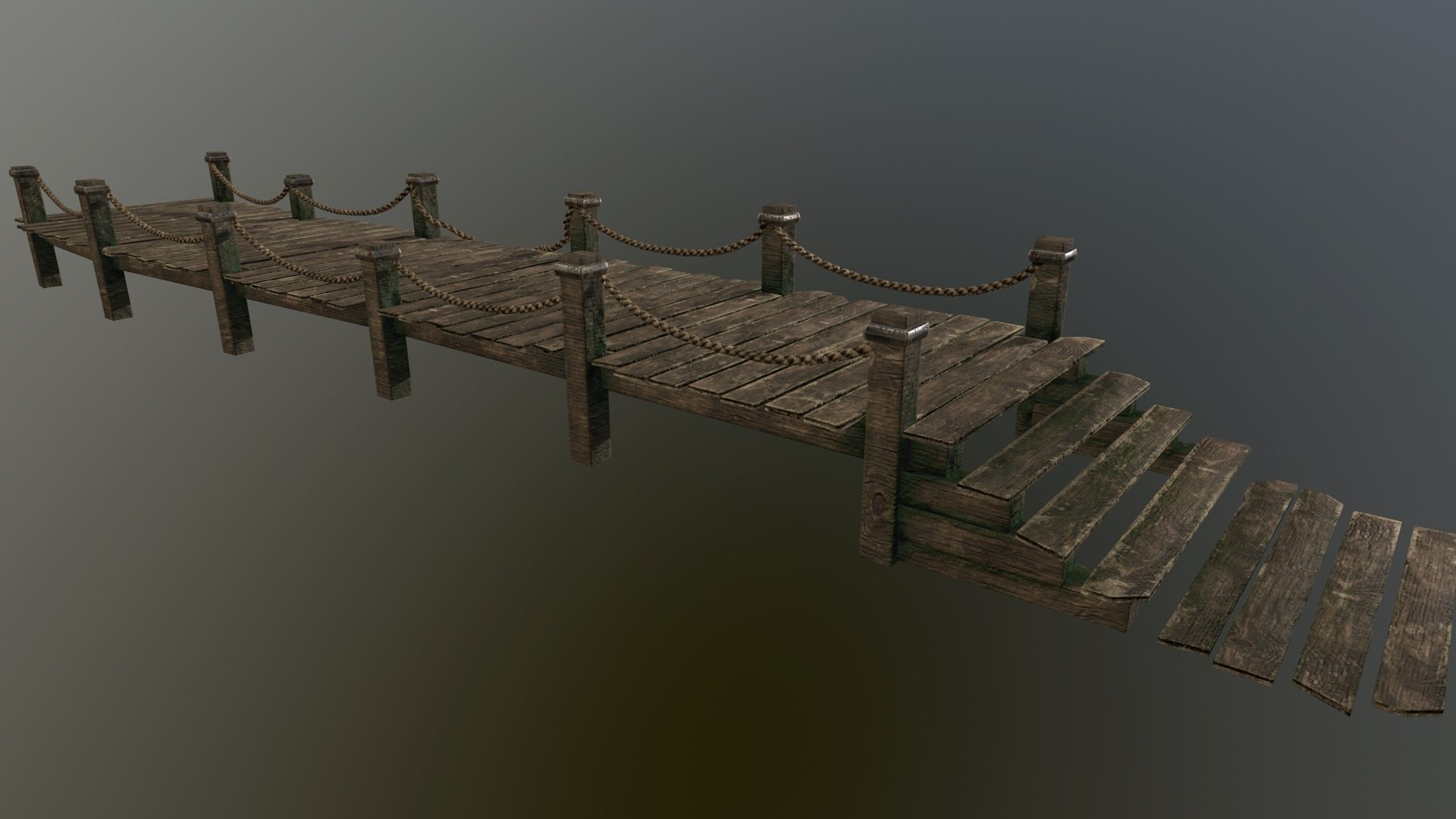 Wooden Pier Model - TurboSquid 1277528