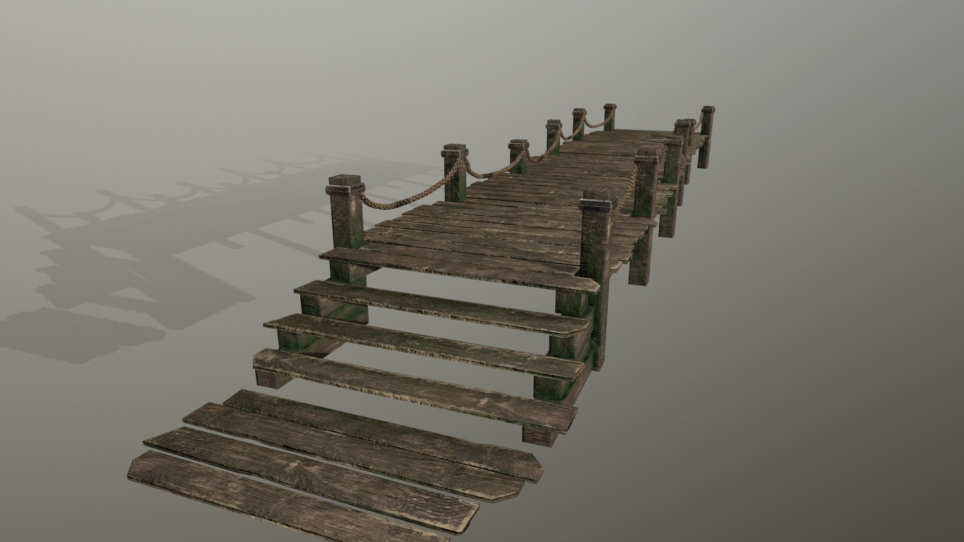Wooden Pier Model - TurboSquid 1277528