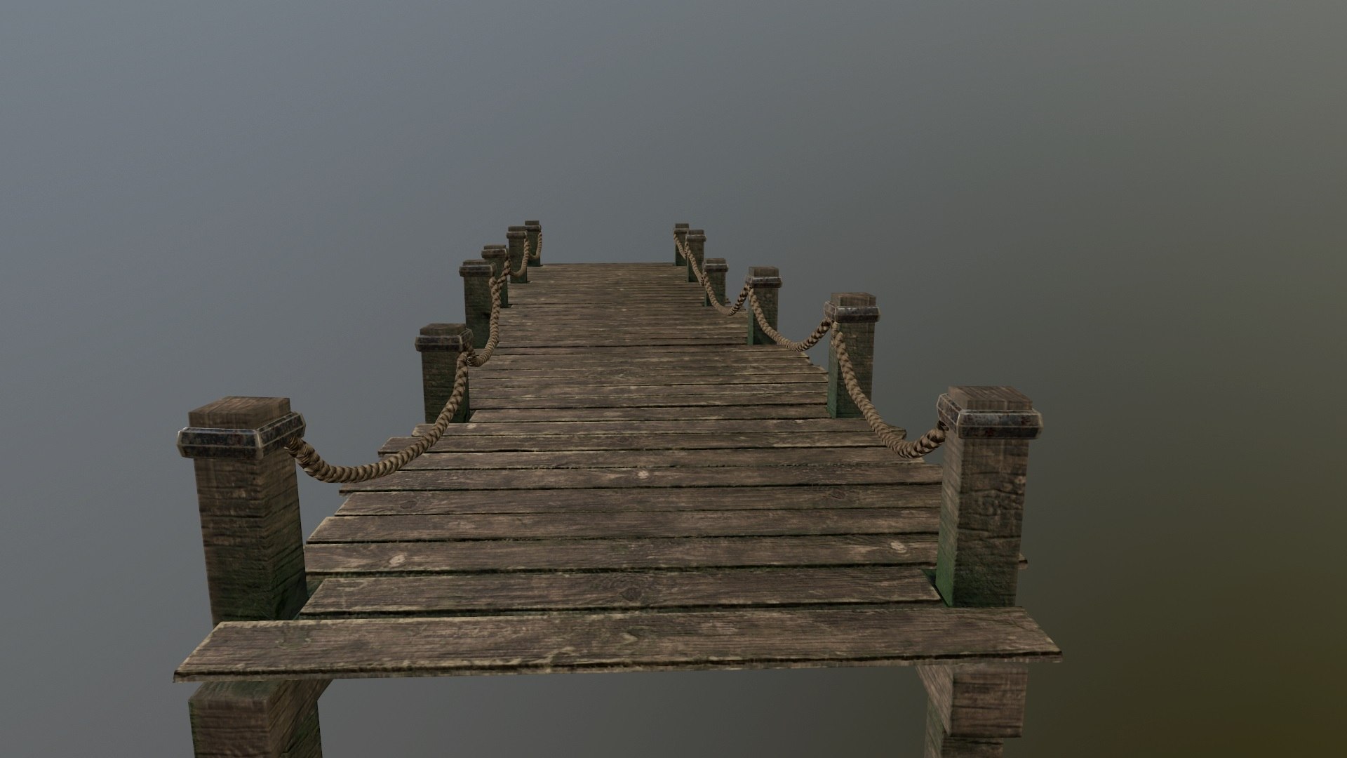 Wooden Pier Model - TurboSquid 1277528