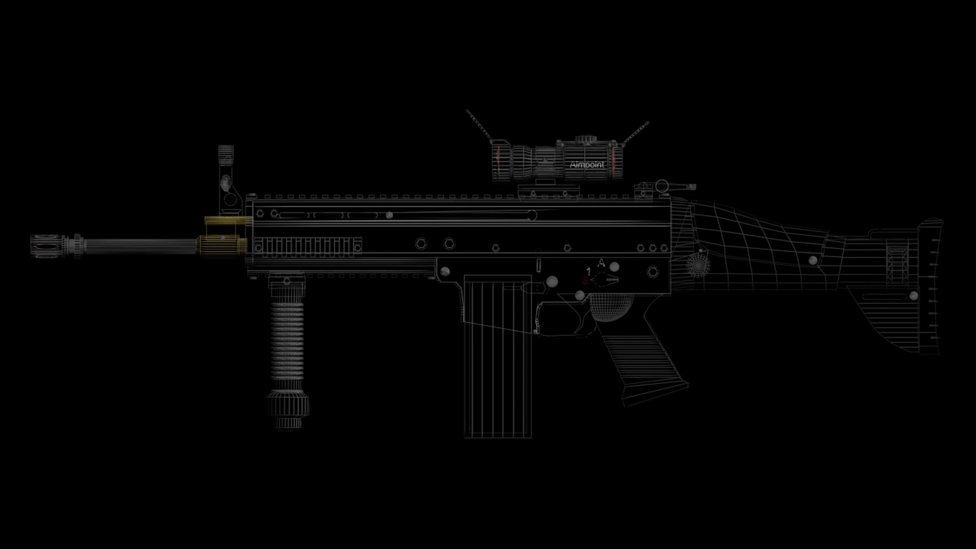 Fn Scar 3d Model