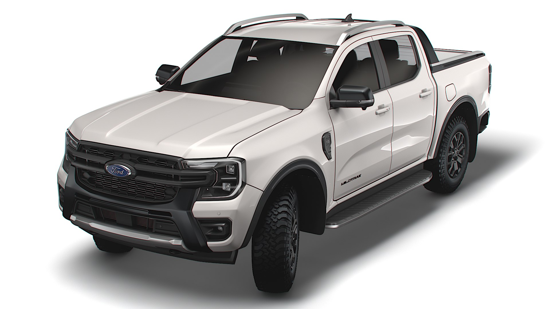 3D Model Ford Ranger Wildtrak Double Cab2023 - TurboSquid 2072171