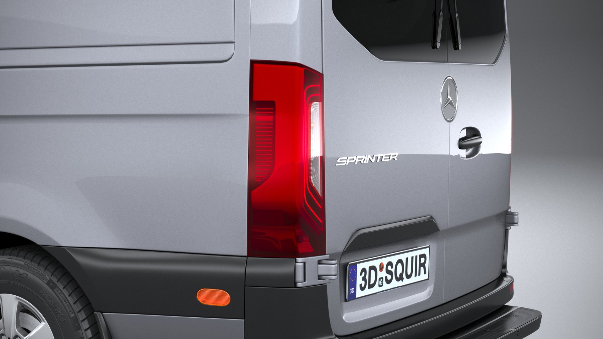 3D Mercedes-Benz Sprinter Van Standard 2025 Model - TurboSquid 2415359