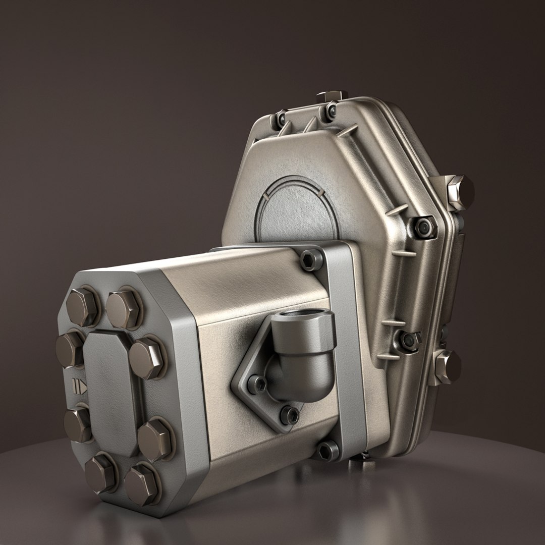 Hydraulic pump 3D model - TurboSquid 1247541