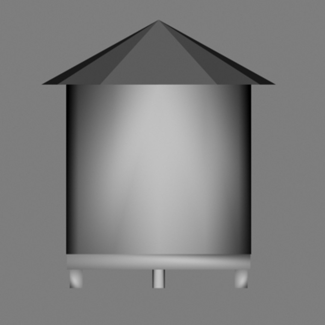 Water Tower 3d Model