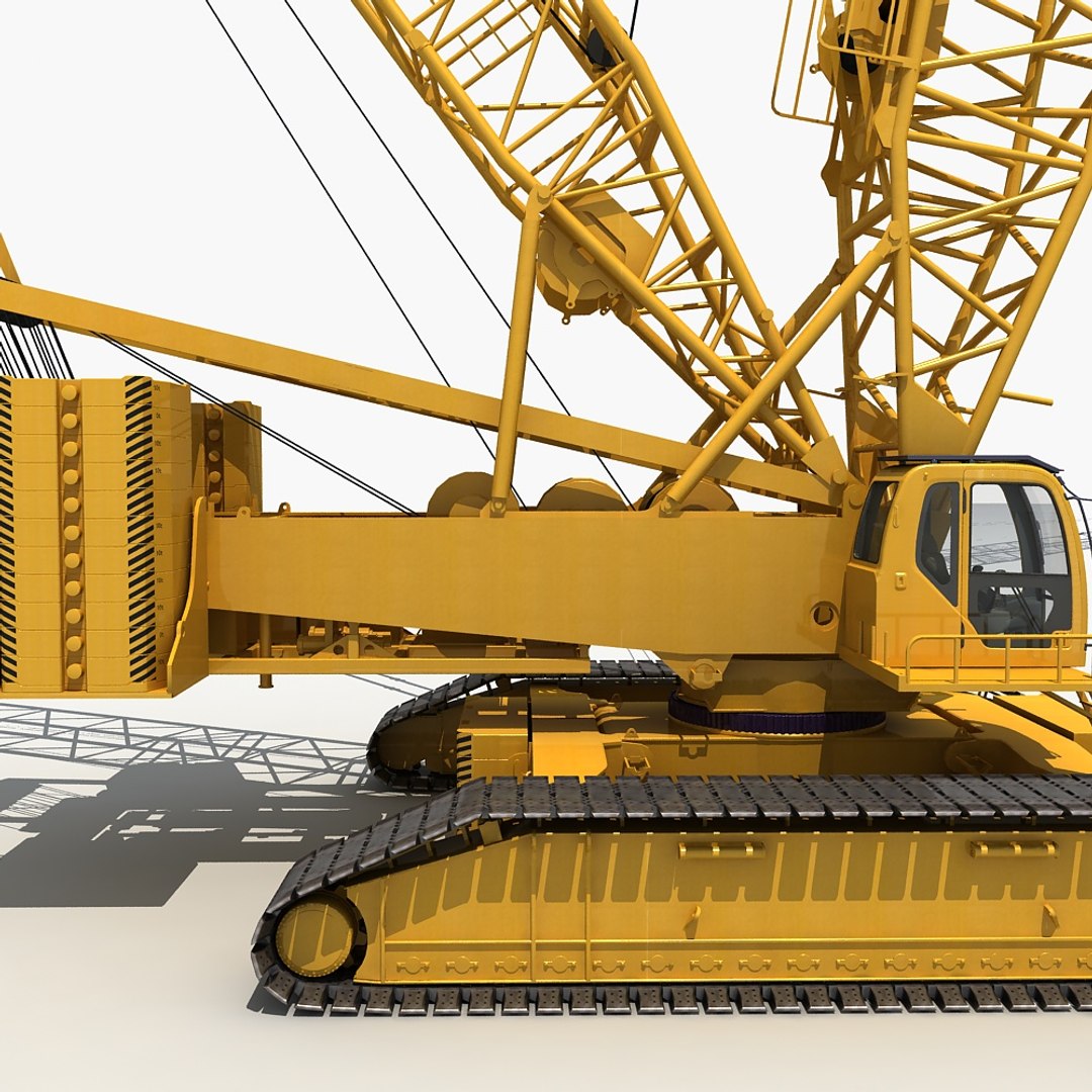 3D Crawler Crane Model - TurboSquid 1368711
