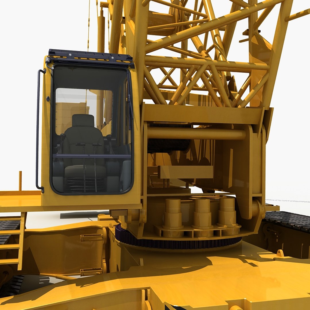 3D Crawler Crane Model - TurboSquid 1368711