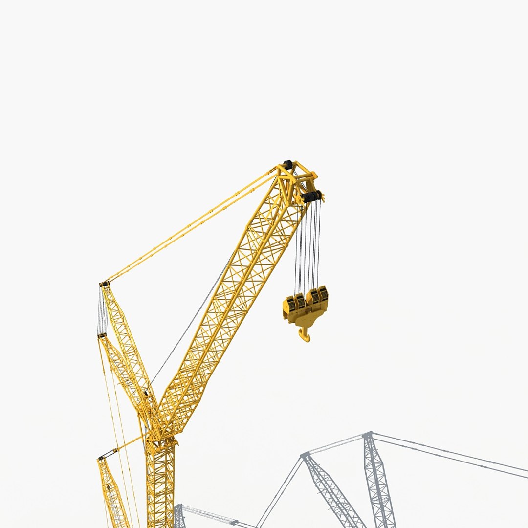 3D Crawler Crane Model - TurboSquid 1368711