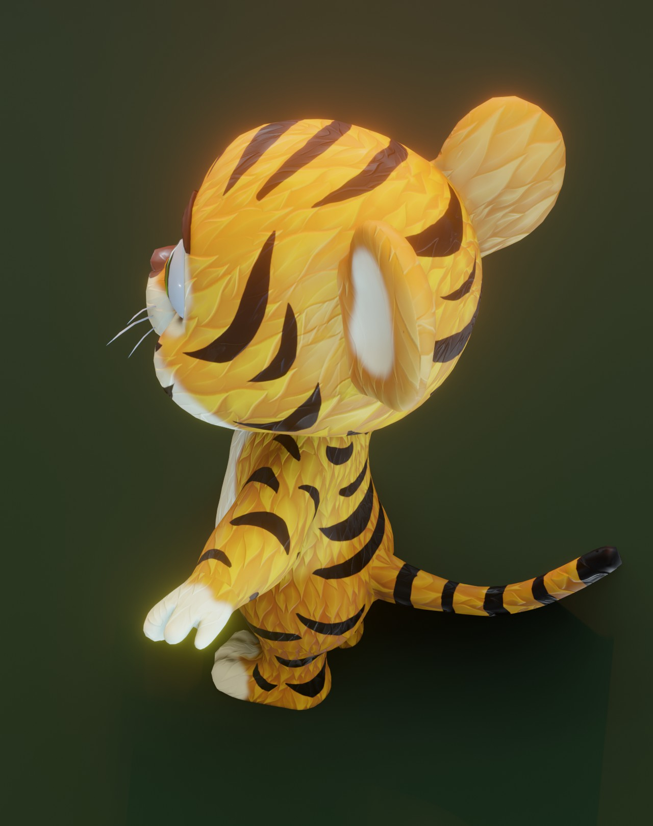 Cartoon Tiger Animated 3D Models 3D 모델 - TurboSquid 1896432