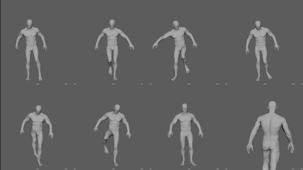 Athletic rigged human body 3D model - TurboSquid 1535126