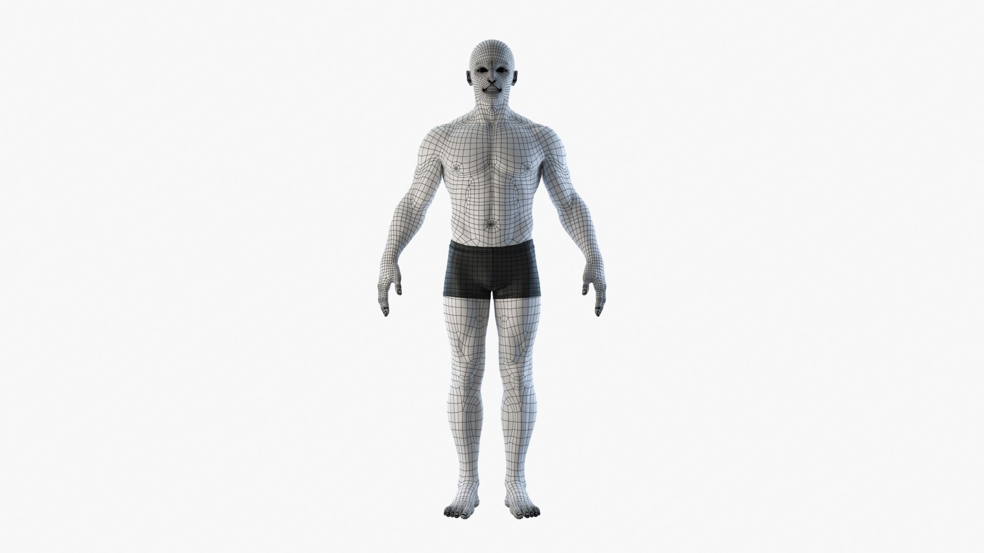 Athletic Rigged Human Body 3D Model - TurboSquid 1535126