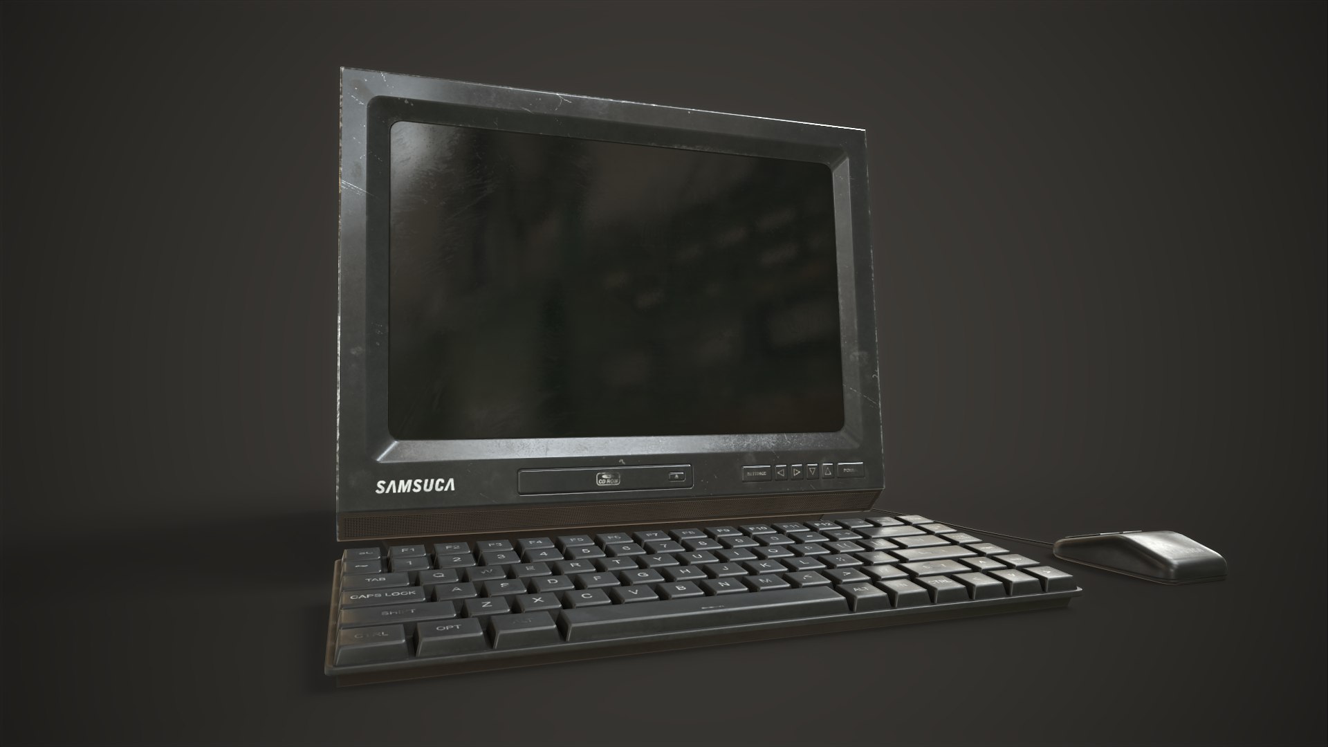 3D Model Old Portable Computer - TurboSquid 2039747