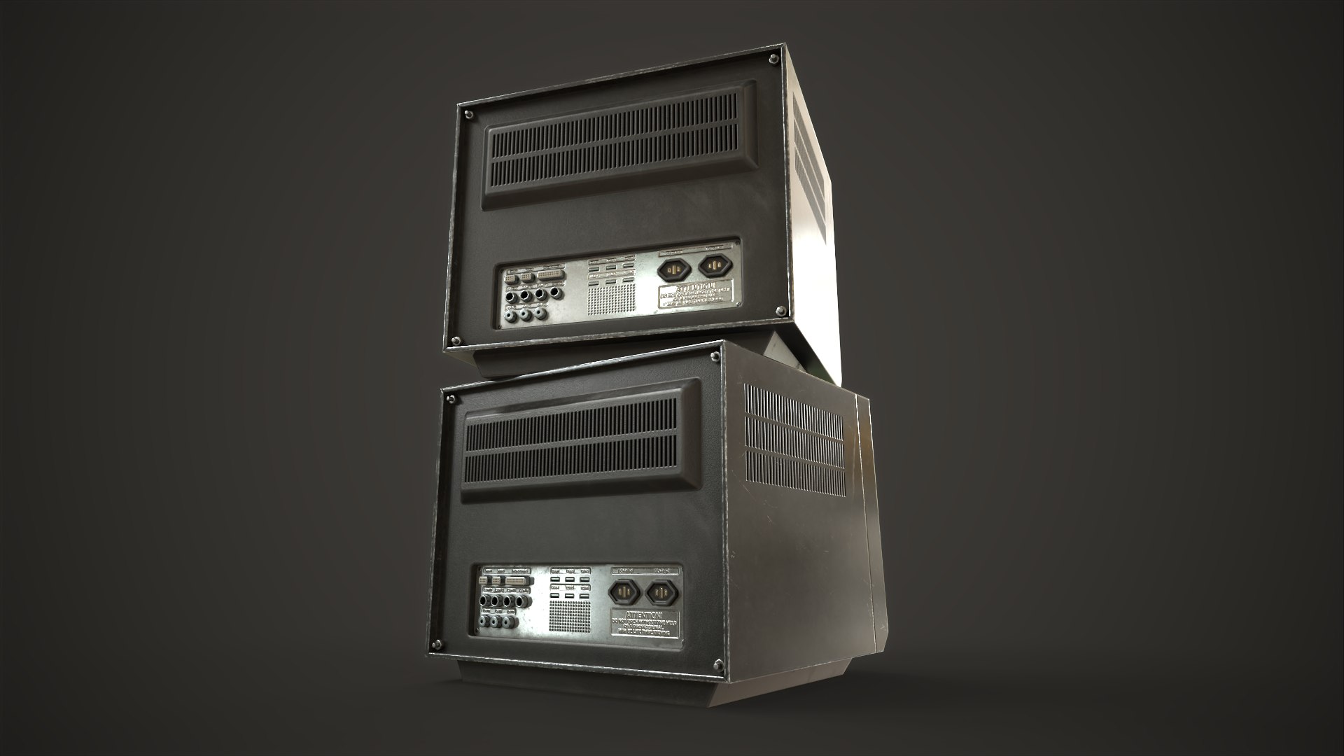 3D Model Old Portable Computer - TurboSquid 2039747