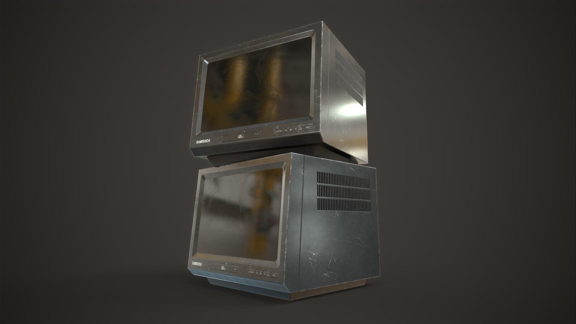 3D Model Old Portable Computer - TurboSquid 2039747
