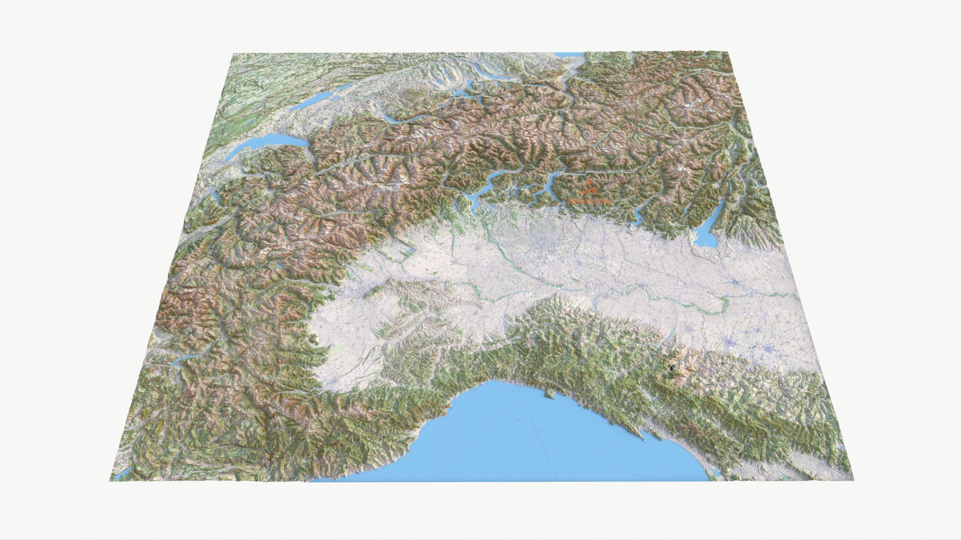 3D Western Alps Model - TurboSquid 2299018