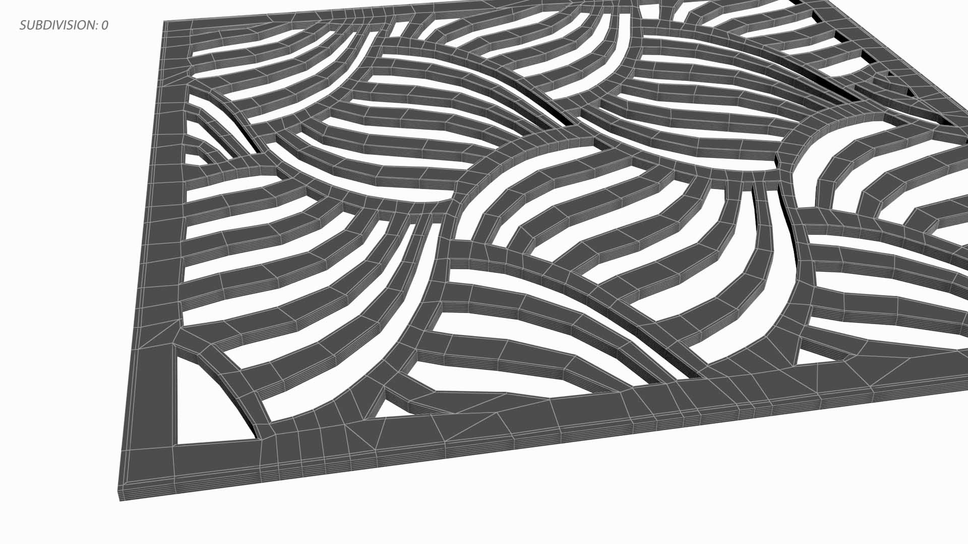 3D Model Decorative Panel V7 - TurboSquid 2078757