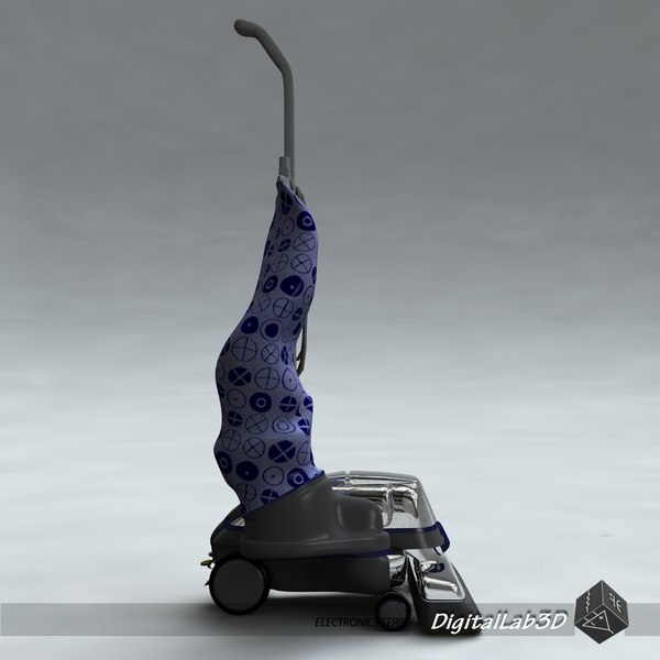 3d model vacuum cleaner electronic dustbag