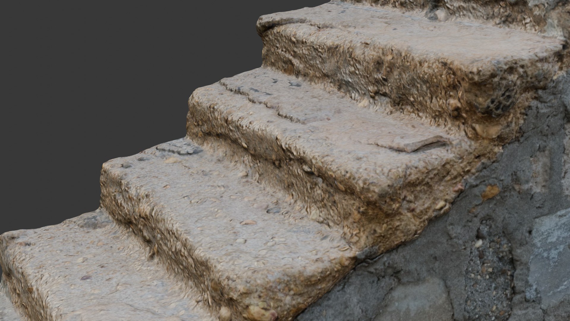 Worn Stone Staircase - 3D Photogrammetry Scan 3D Model - TurboSquid 2394539