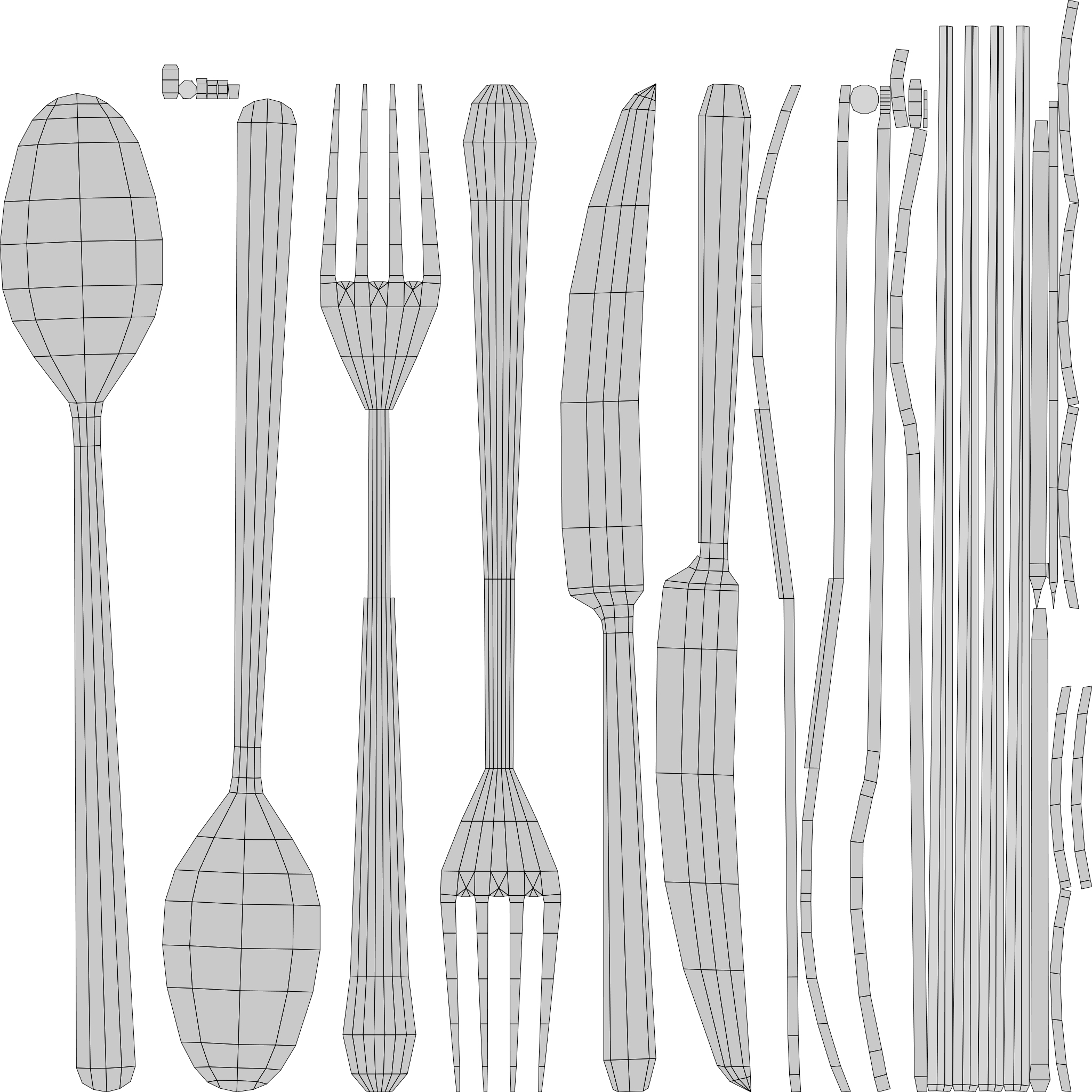 3D spoon model - TurboSquid 1680839