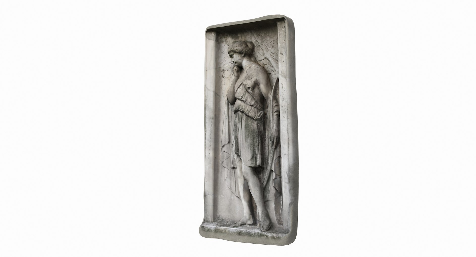 Bas-relief Woman Bow 3D - TurboSquid 1490190