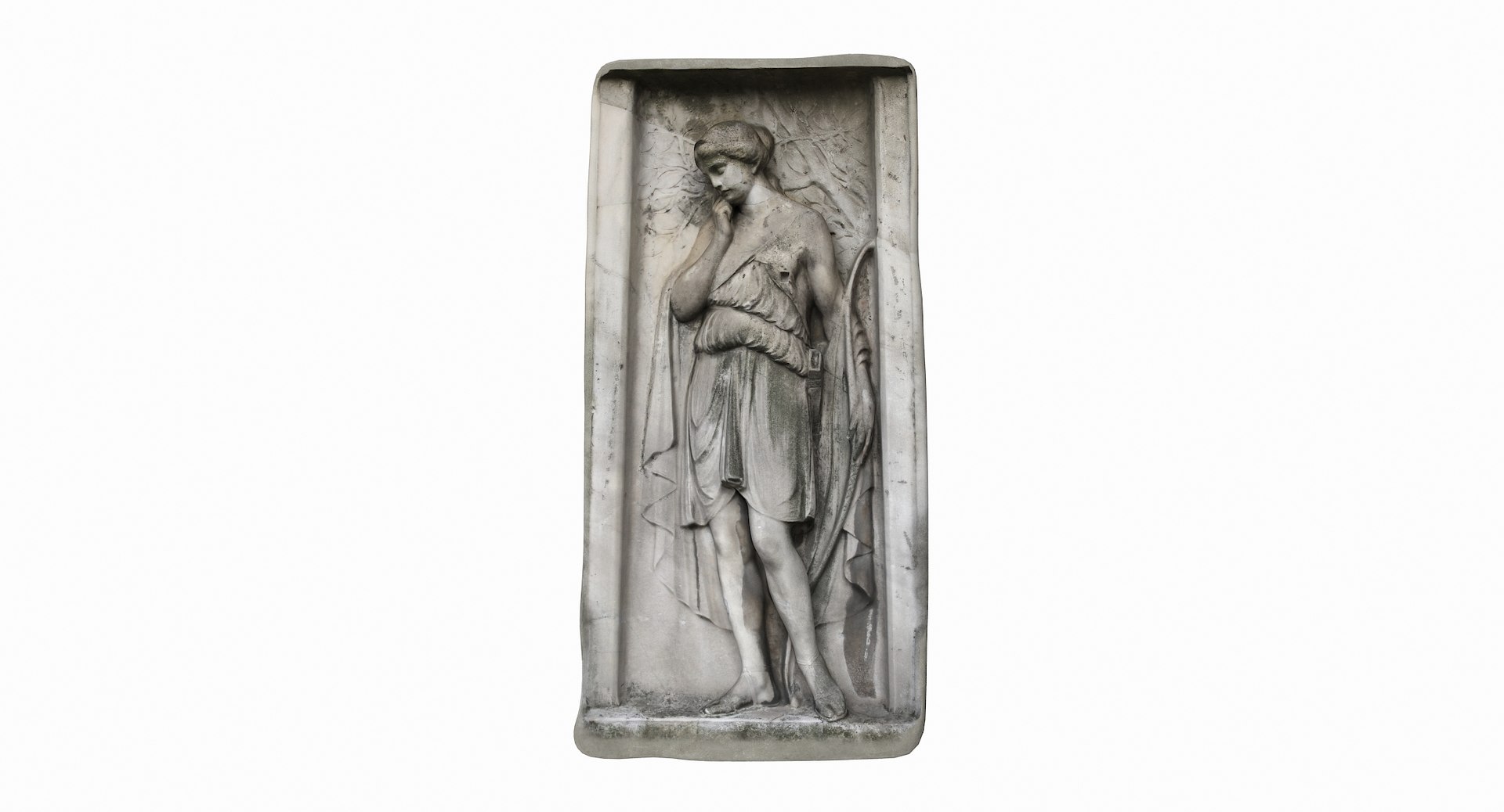 Bas-relief Woman Bow 3D - TurboSquid 1490190