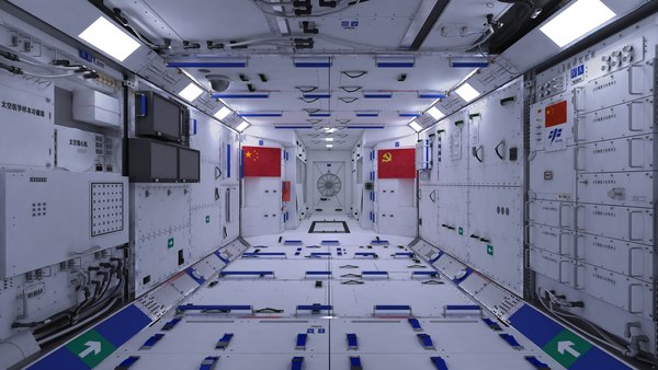 Tianhe core module in out 3D model - TurboSquid 1757774