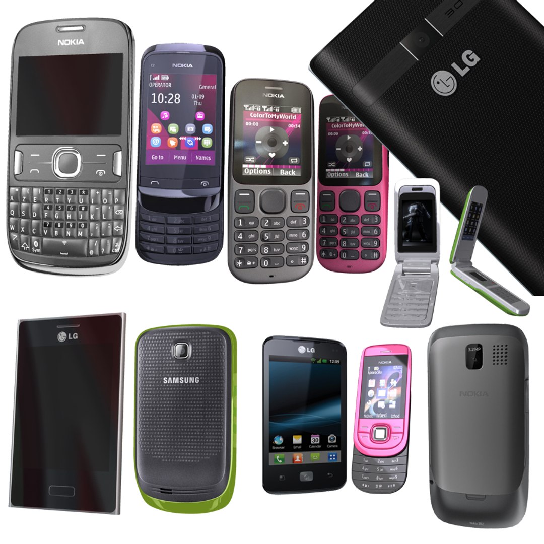 Phones - 31 3d Model
