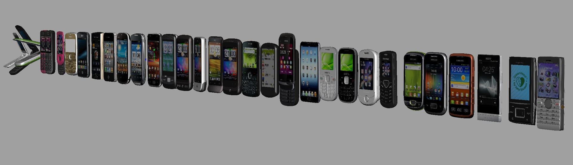 Phones - 31 3d Model