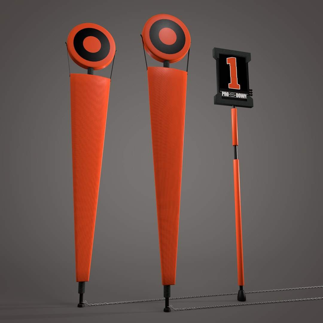 3d Model Football Chain Set